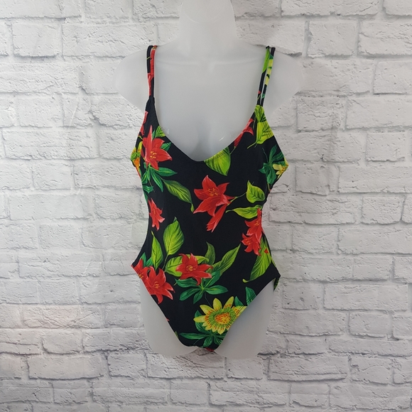 Anne Cole | Swim | Anne Cole Vtg Floral Print Piece Swimsuit | Poshmark